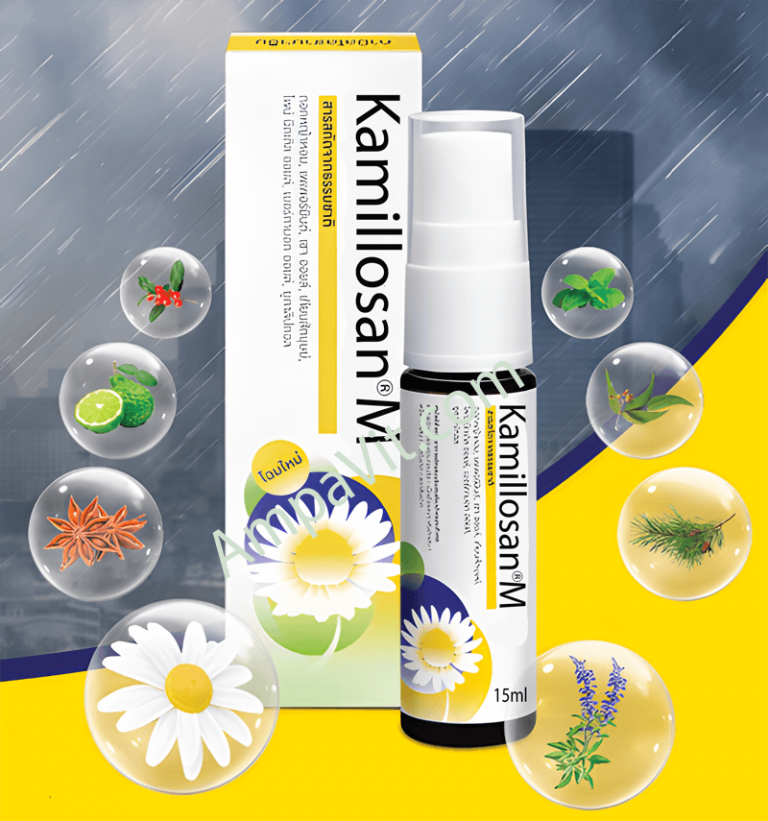 Kamillosan®M Throat Spray – Natural Soothing Relief – AmpaVit – B124U